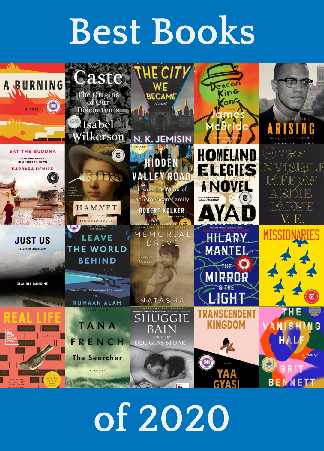 Online Display: Best Books of 2020 | Bentley University