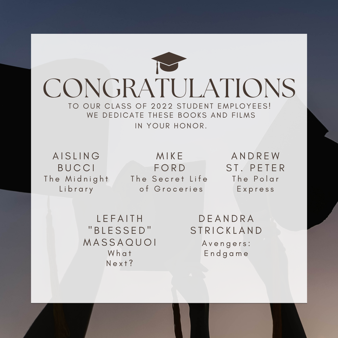 Dedications in Honor of the Library's Class of '22 Student Assistants ...